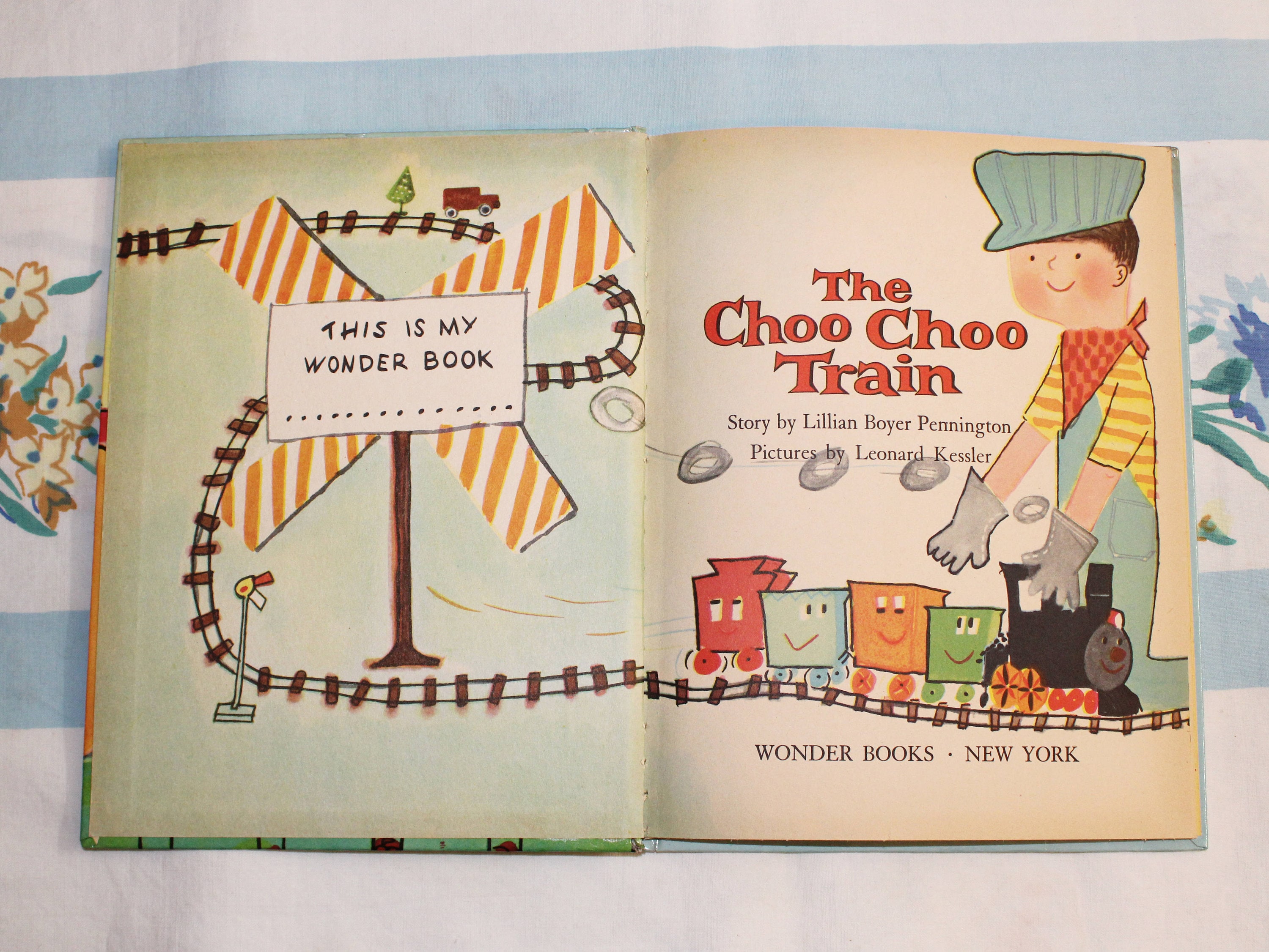 The Choo Choo Train, 1958 Wonder Book - Etsy