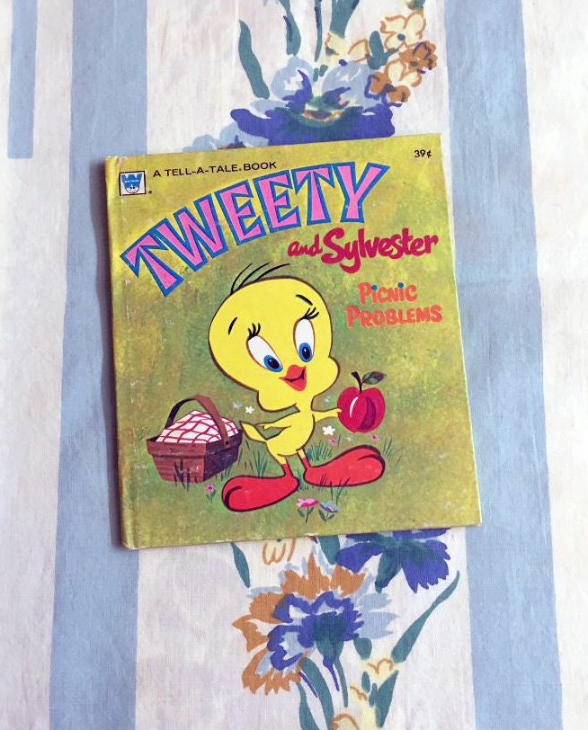 Tweety and Sylvester, 1970 Whitman Tell-a-tale Book - Etsy