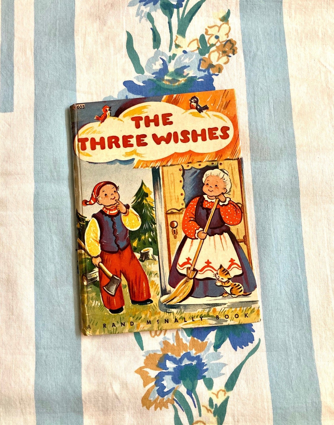 The Three Wishes 1945 Rand Mcnally Book - Etsy
