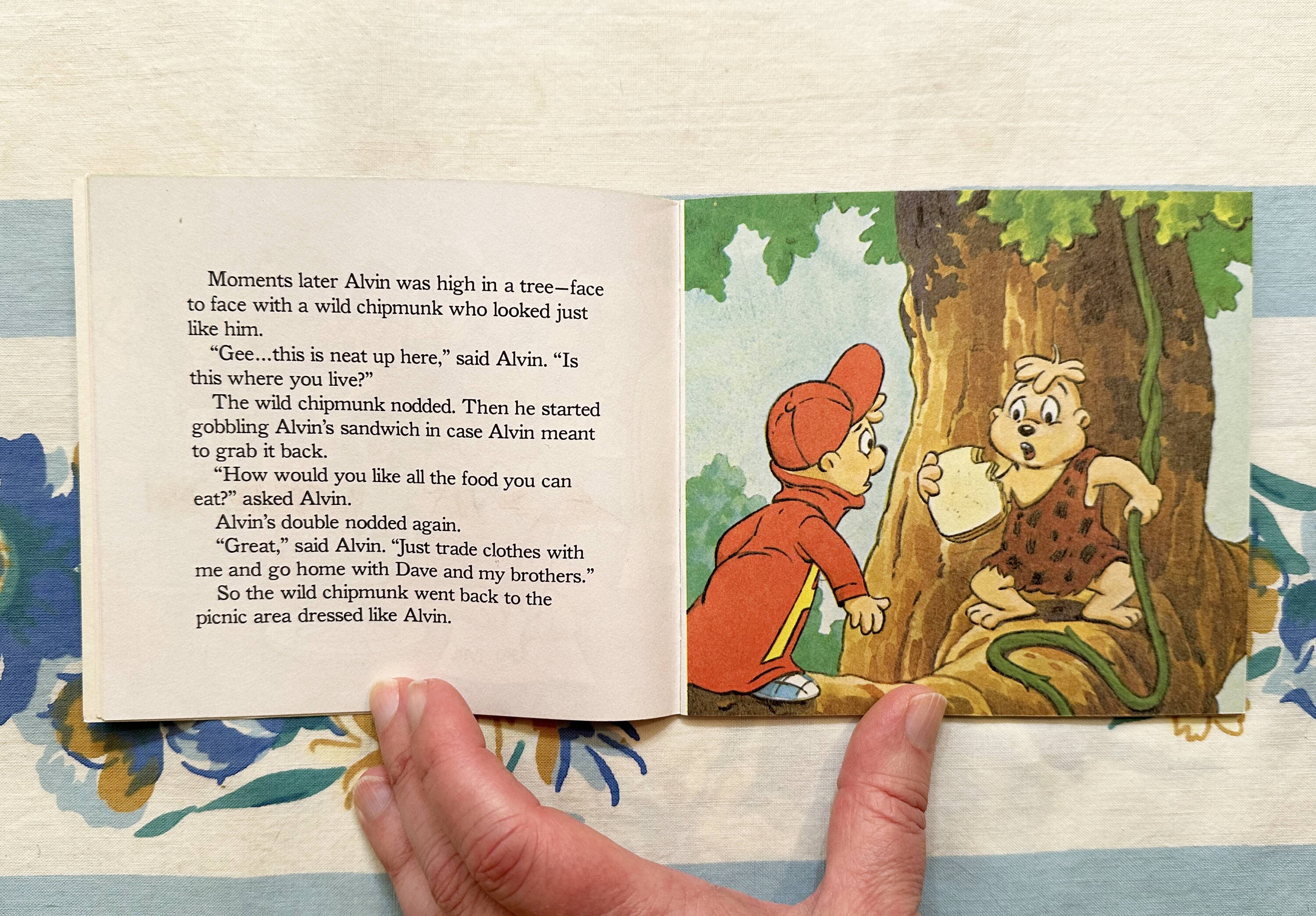 The Chipmunks in Alvin Goes Wild, 1984 Random House Book - Etsy