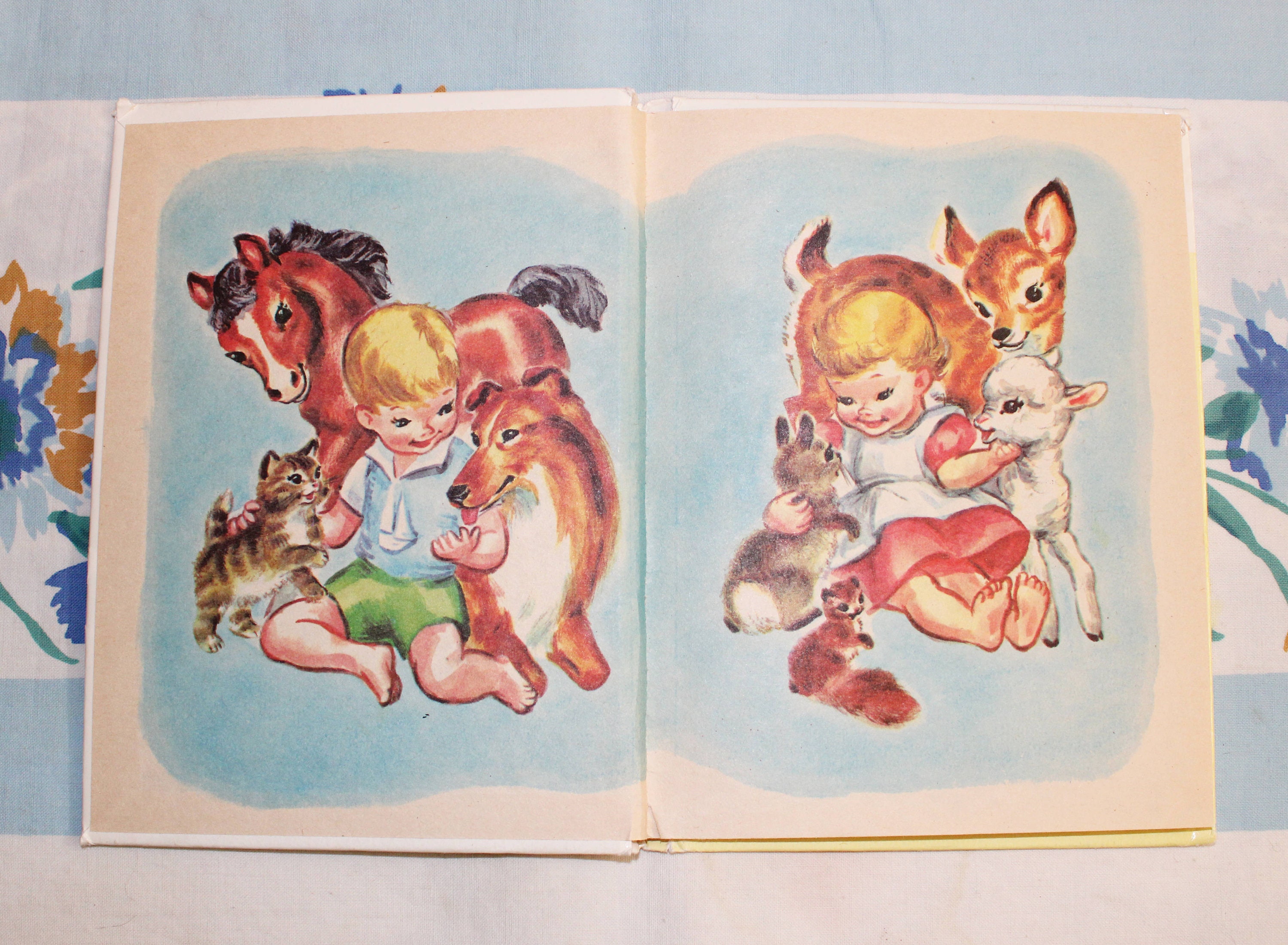 My Animal Picture Book, 1959 Junior Elf Book - Etsy