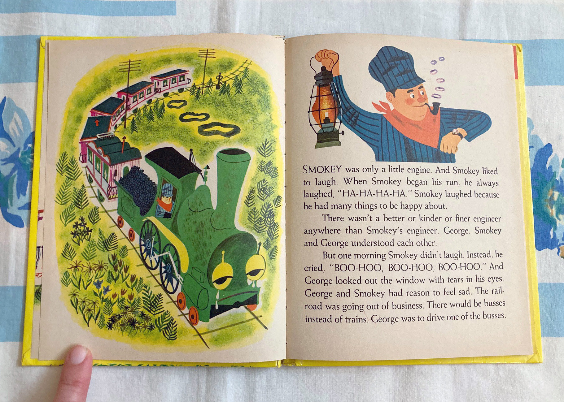 The Little Engine That Laughed, 1950 Wonder Book - Etsy
