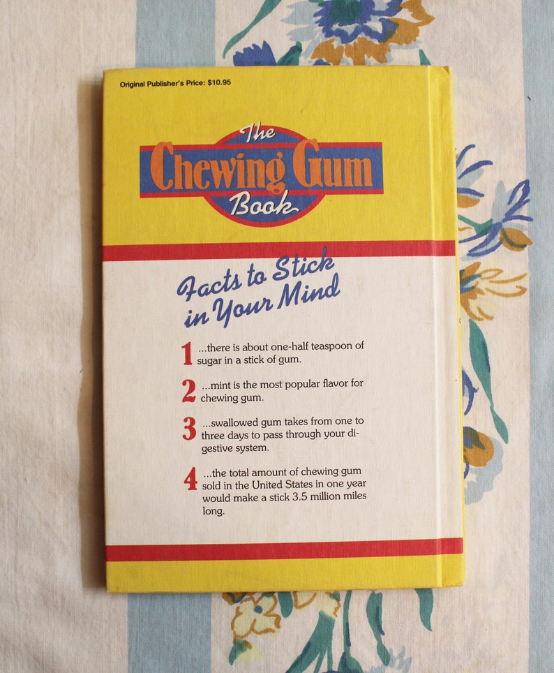 The Chewing Gum Book, 1990 Book - Etsy