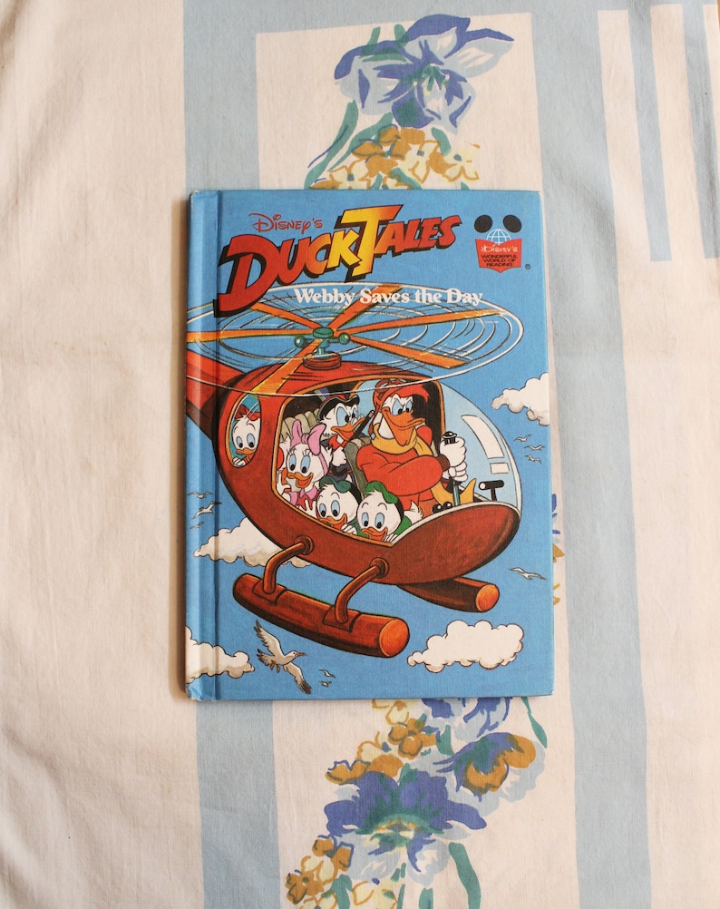 Ducktales Webby Saves the Day 1989 Grolier Book Club Book - Etsy