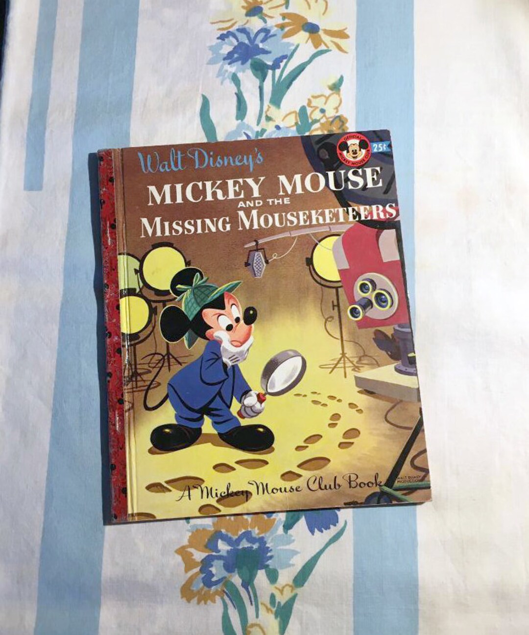 Mickey Mouse and the Missing Mouseketeers, 1956 Little Golden Book - Etsy