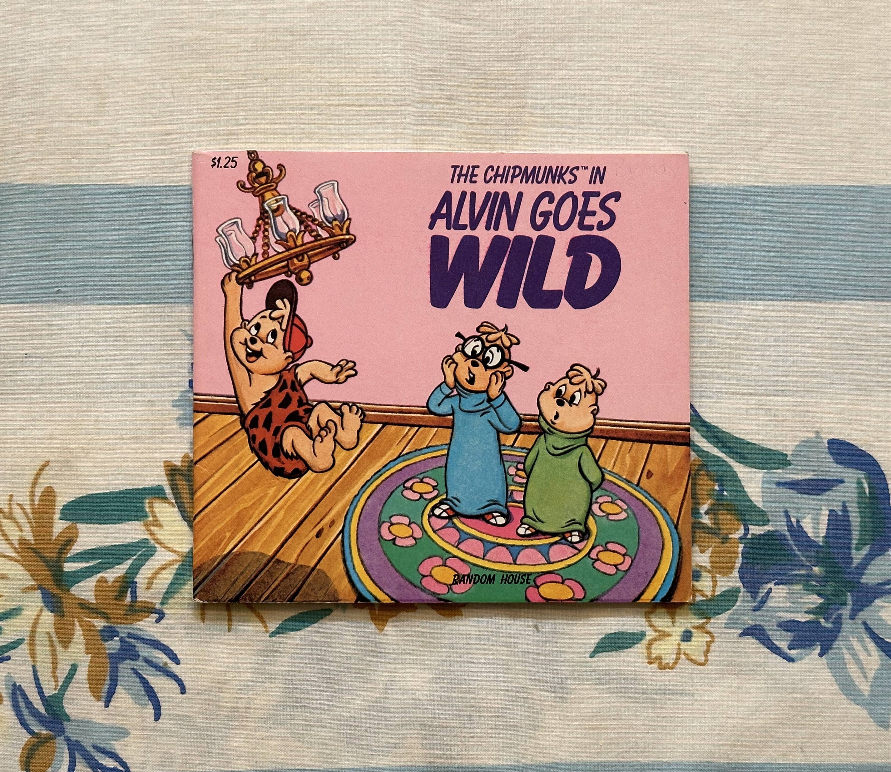 The Chipmunks in Alvin Goes Wild, 1984 Random House Book - Etsy