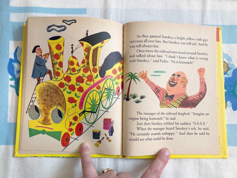 The Little Engine That Laughed, 1950 Wonder Book - Etsy