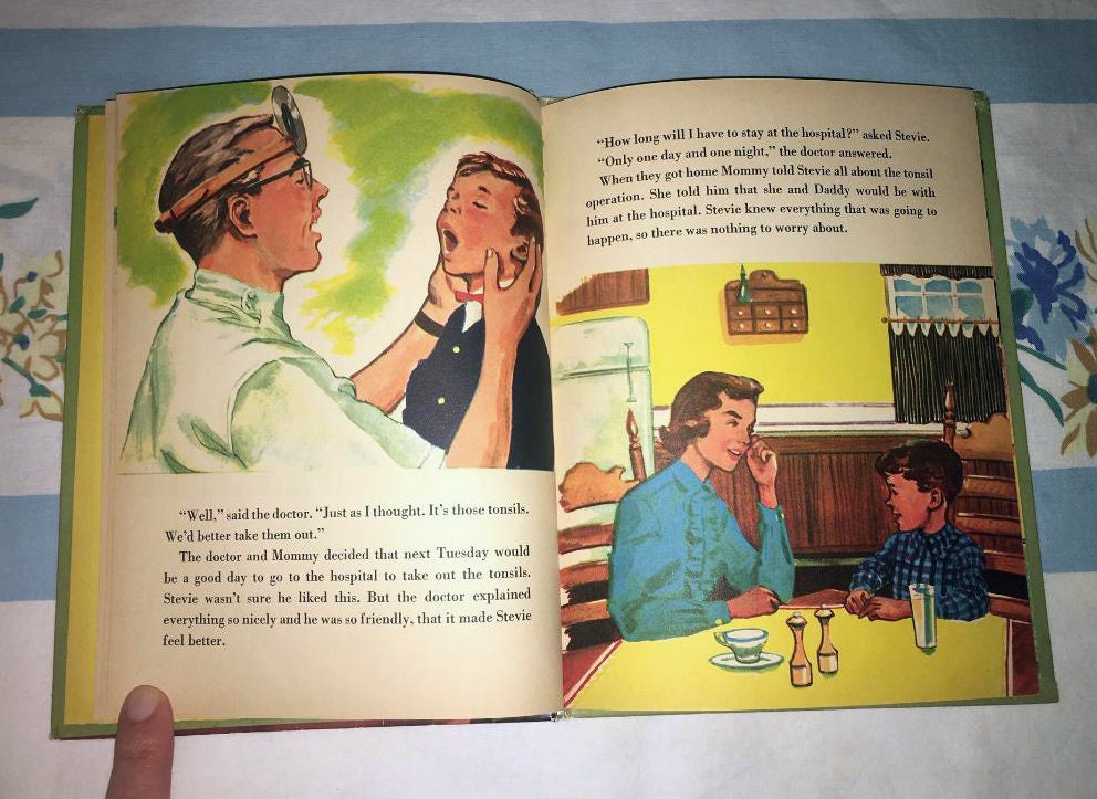 A Visit to the Hospital, 1958 Wonder Book - Etsy
