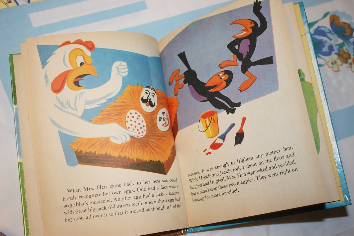Heckle and Jeckle Visit the Farm 1958 Wonder Book - Etsy