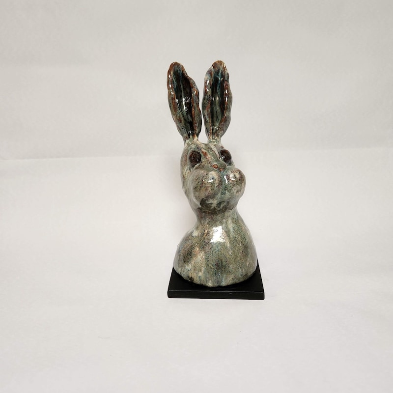 Rabbit Bust - Etsy