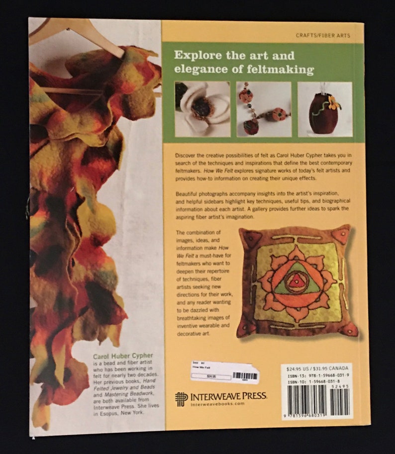 Felting Book: How We Felt (designs and Techniques From Contemporary ...