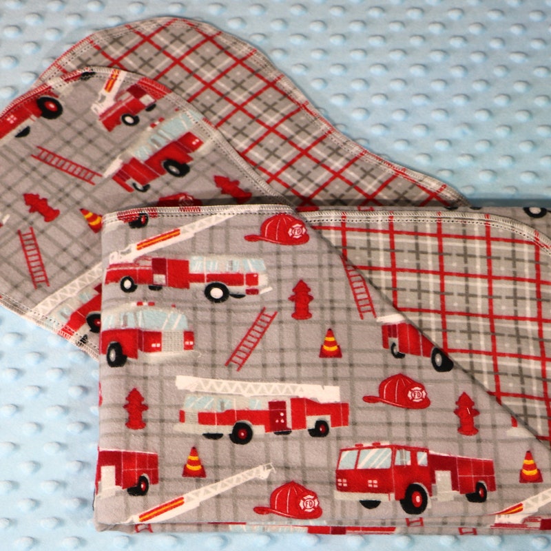 Fire Truck Blanket - Etsy