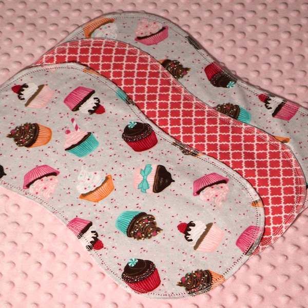 Burp Cloth Cupcake - Etsy