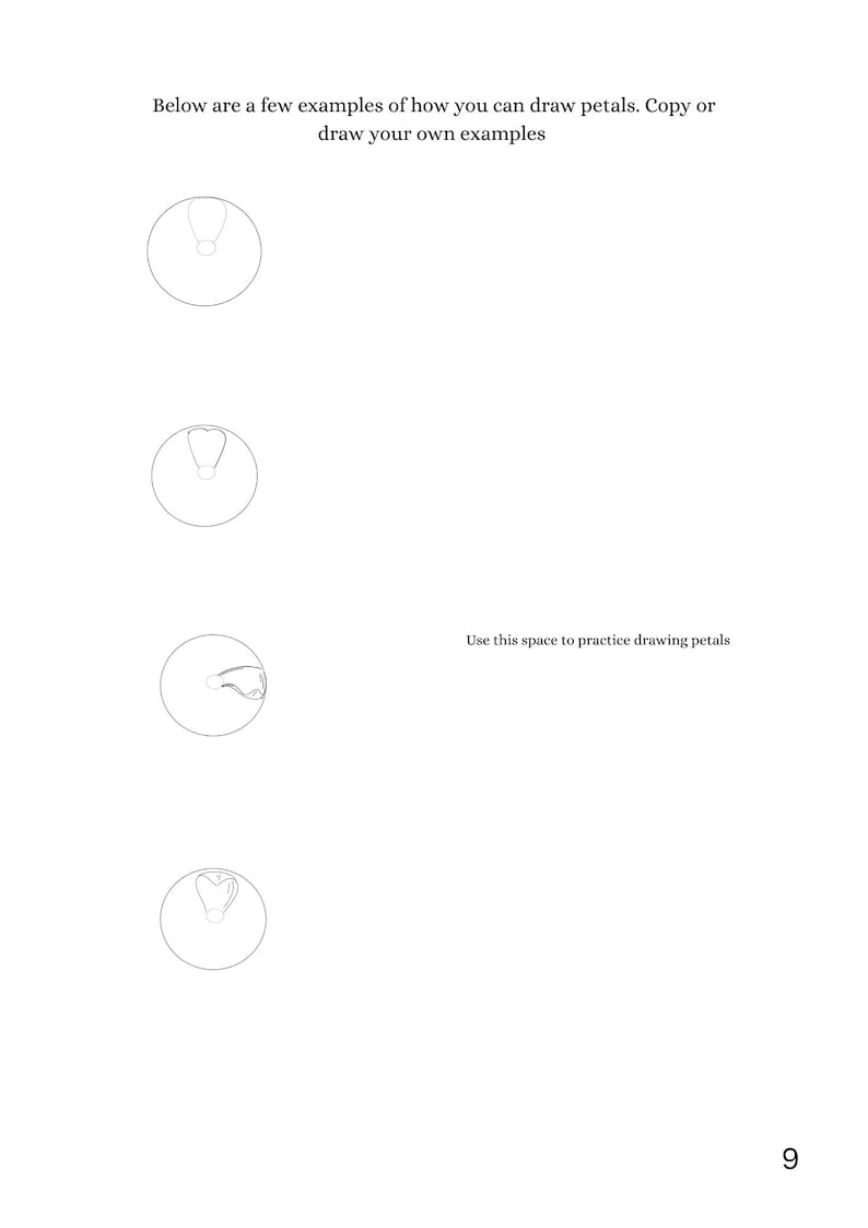 How to Draw Flowers, Techniques and Methods Digital Book - Etsy UK