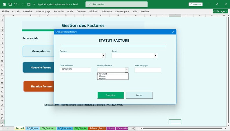 Excel VBA Application for Invoice Management – Automatic Invoicing and ...