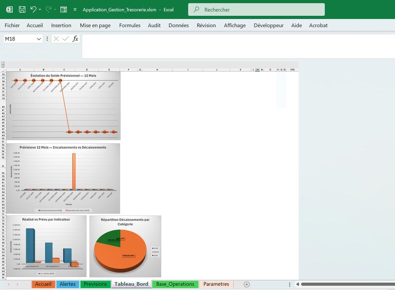 Excel VBA Cash Management Application – Automatic Dashboard, Forecasts ...