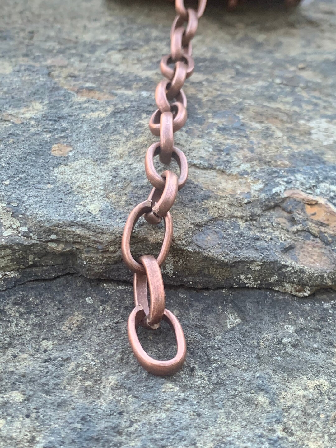 Large Open Link Copper Tone Cable Chain by the Foot - 16x10 Mm ...
