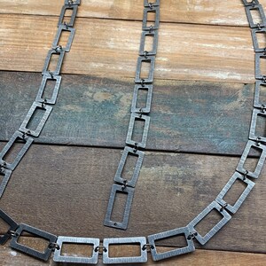 Textured Gun Metal Chain by the Foot - Very Large Link - Supplies and ...
