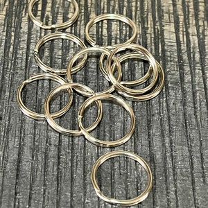 Stainless Steel 20 Mm Split Rings - Choose Quantity - Silver ...