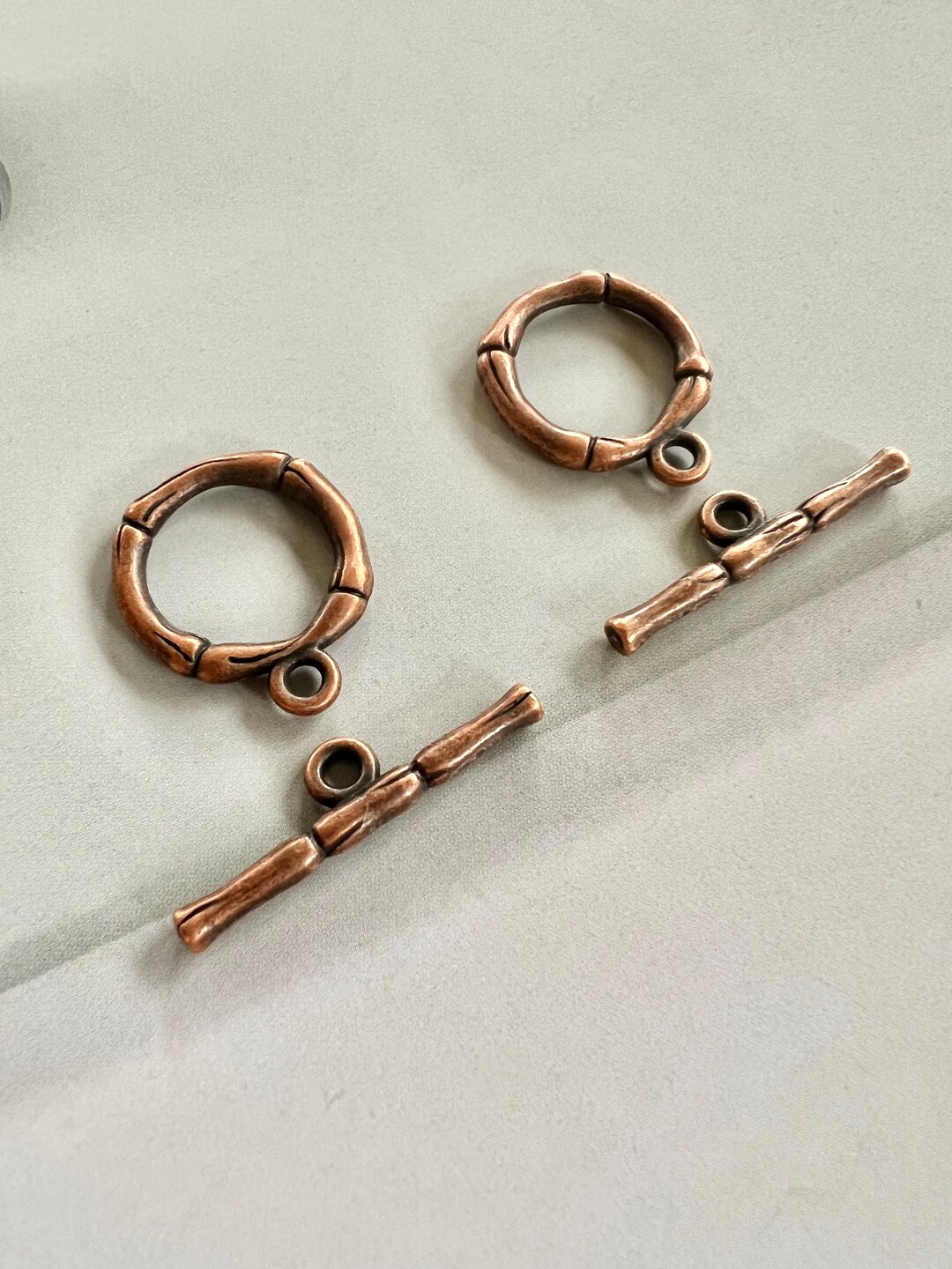Large Copper Toggle Clasp - 3 Sets - Jewelry Findings and Supplies ...