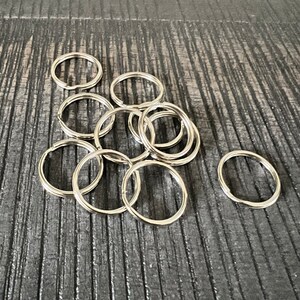 Stainless Steel 20 Mm Split Rings - Choose Quantity - Silver - Components - Etsy
