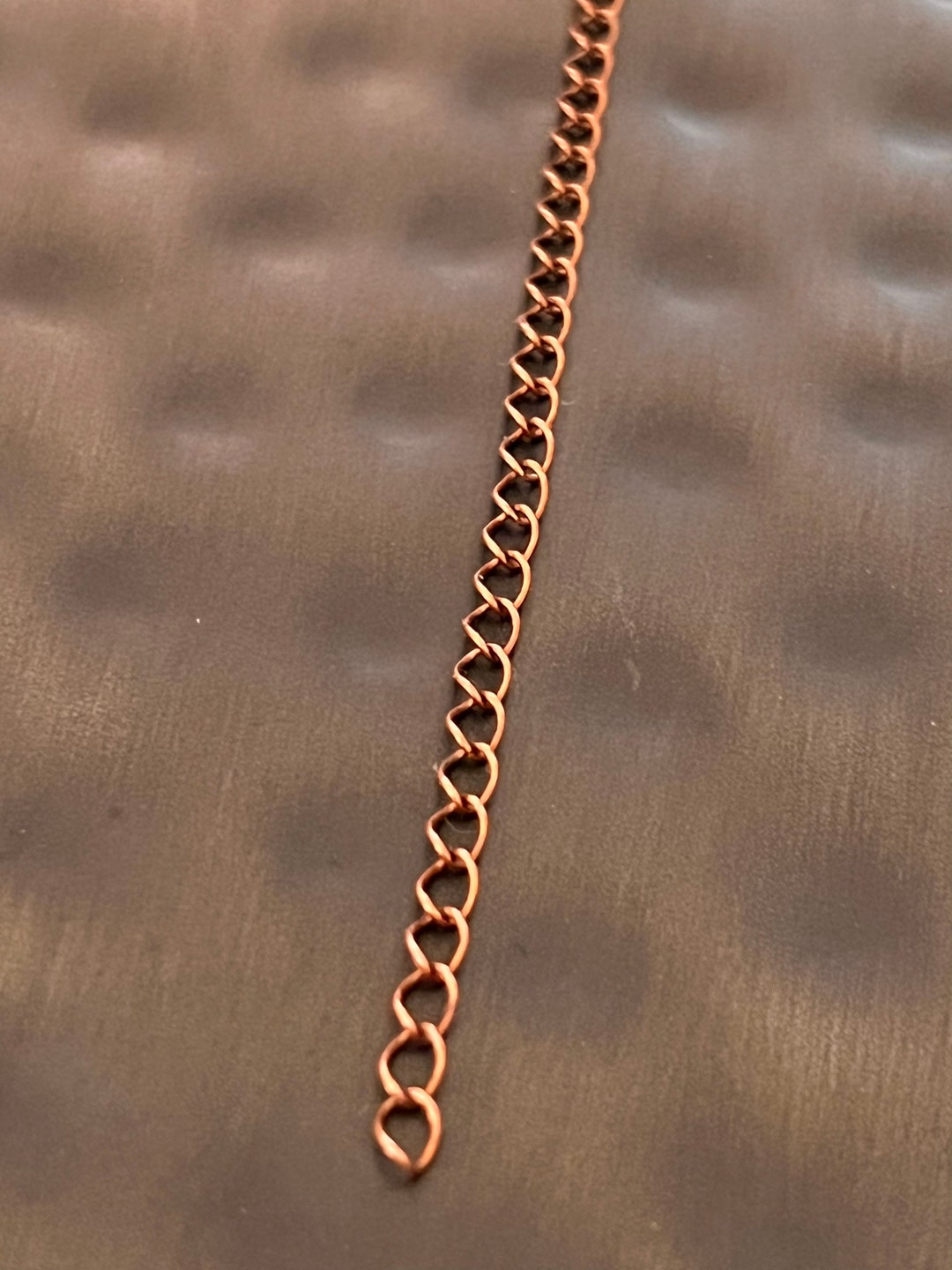 Antique Copper Twisted Cable Chain - 4x5 Mm - Soldered Link - by the ...