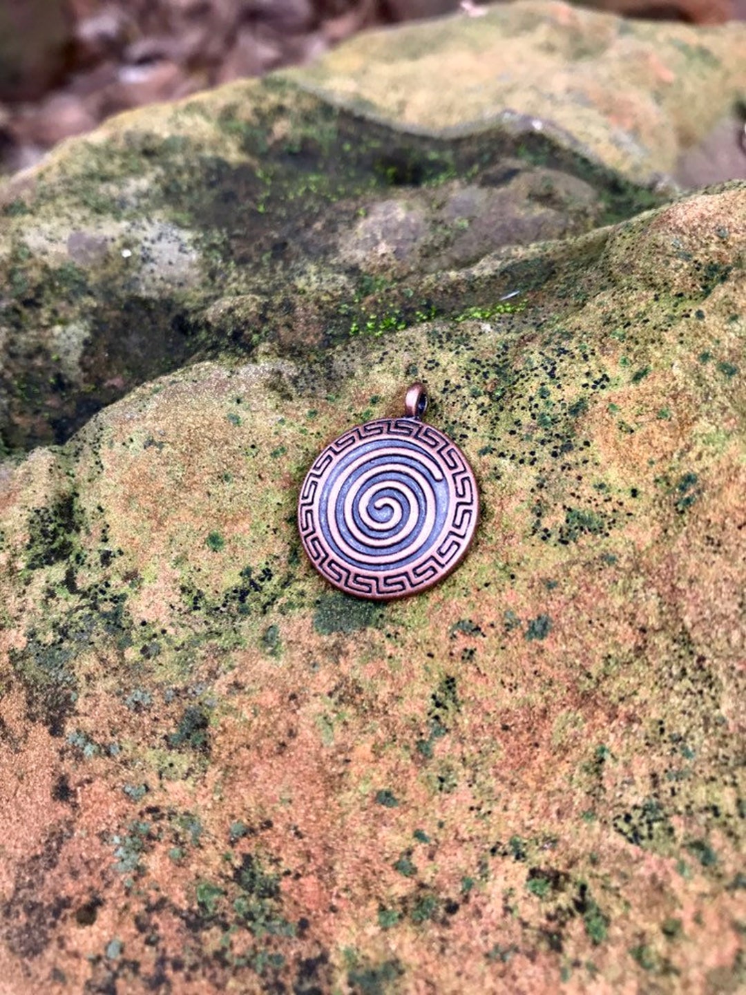 Antique Copper Aztec Charms: DIY Jewelry Supplies - 3 Pieces - Etsy