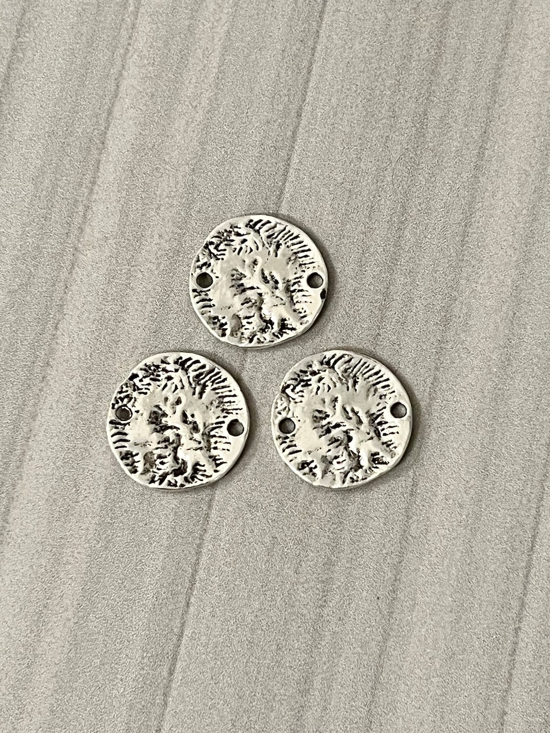 Wavy Antique Silver Connectors - DIY Jewelry Findings and Supplies ...