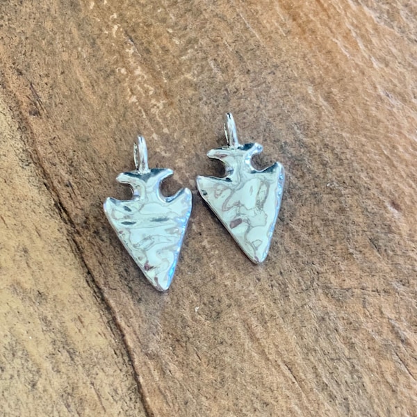 Silver Arrowhead - Etsy