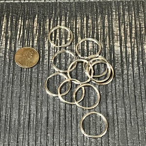 Stainless Steel 20 Mm Split Rings - Choose Quantity - Silver - Components - Etsy