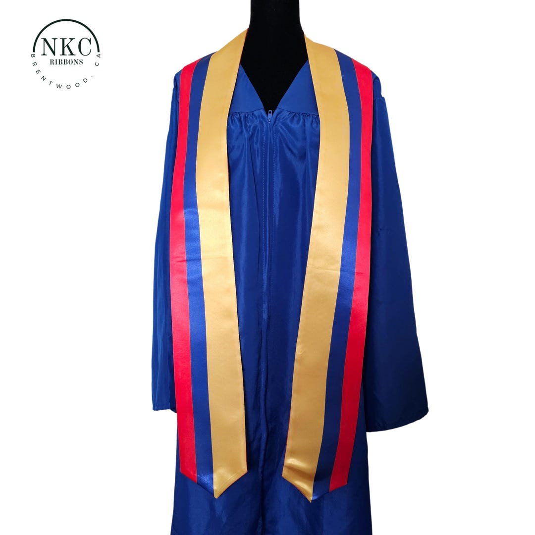 Columbia Flag Graduation Stole - Etsy