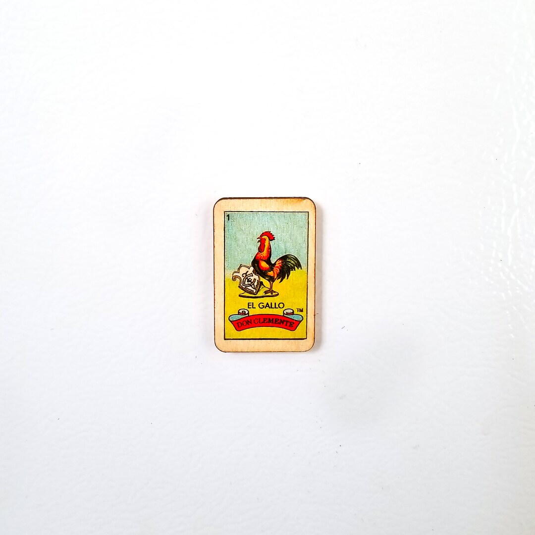 Rooster El Gallo Loteria Mexican Bingo Magnet - Etsy