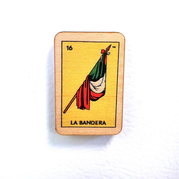 La Bandera Loteria Mexican Bingo Magnet | Etsy