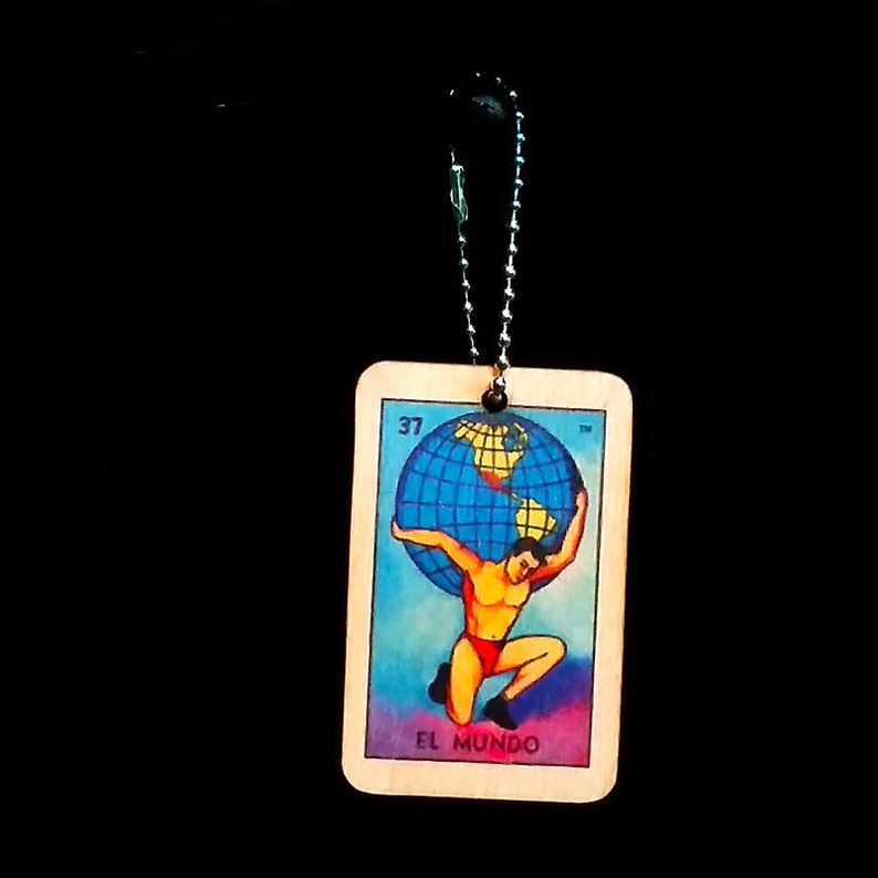 Atlas El Mundo Loteria Mexican Bingo Keytag NEW Color on Both - Etsy