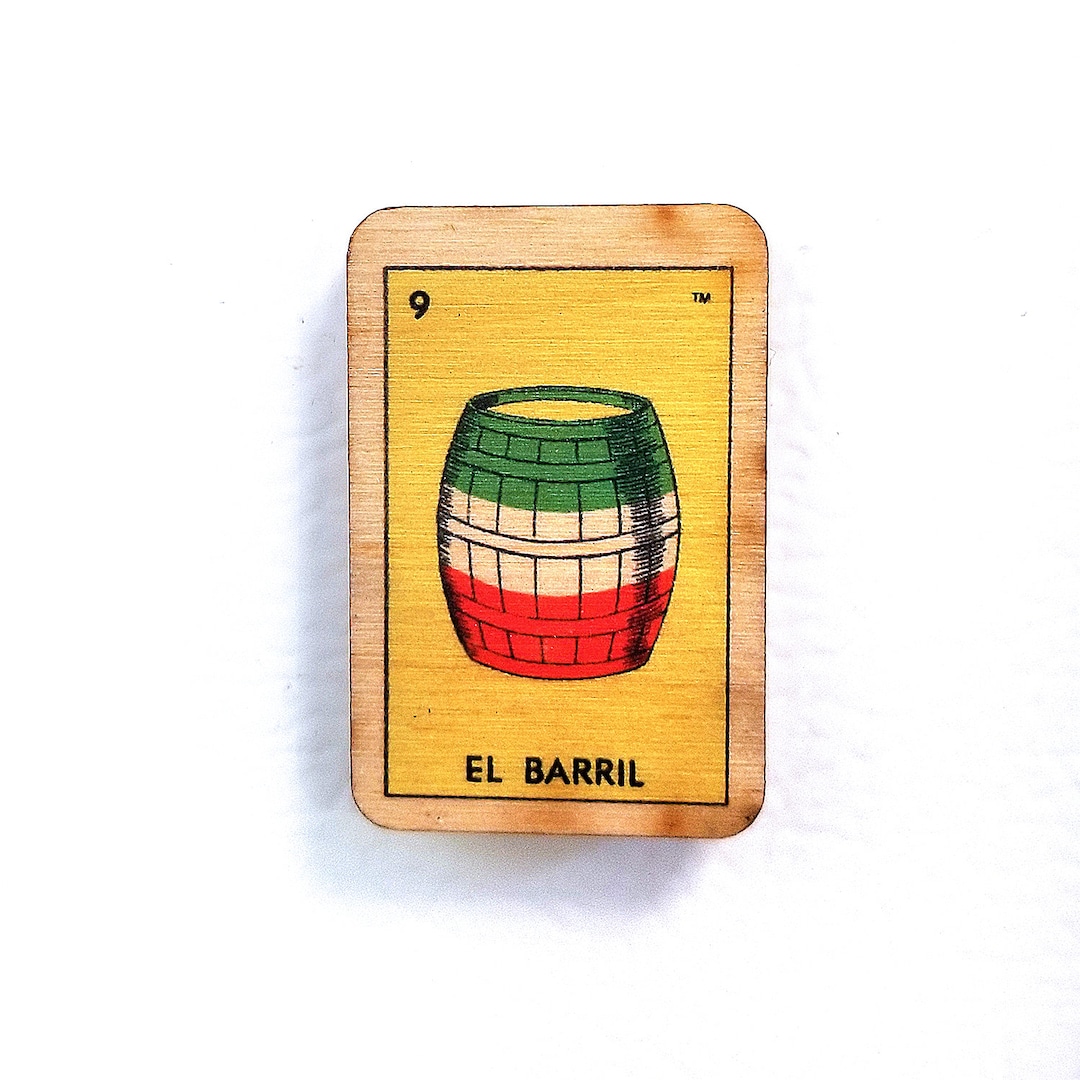 El Barril Loteria Mexican Bingo Magnet - Etsy