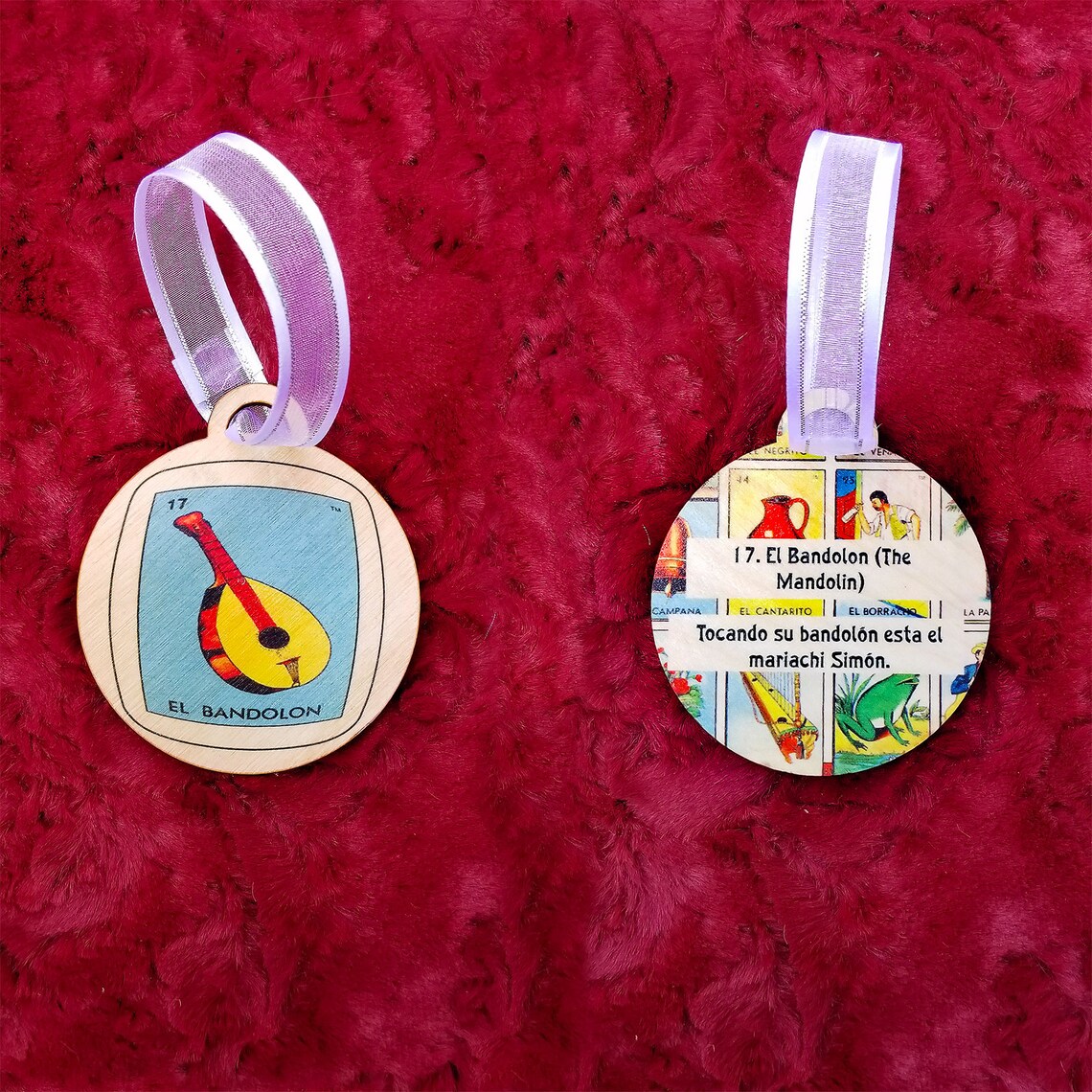 Loteria Mexican Bingo El Bandolon the Mandolin Double Sided - Etsy