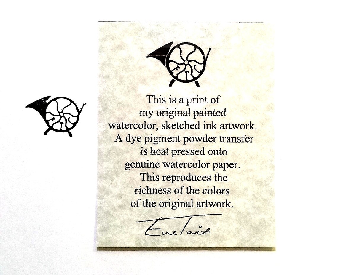 Spirit Illustrated Watercolor Painted Ink Sketched Watercolor - Etsy