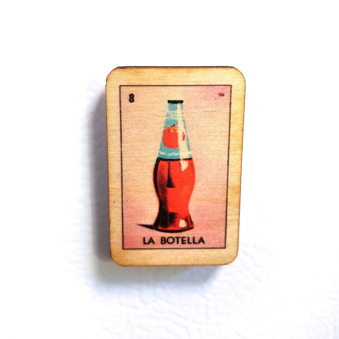 La Botella Loteria Mexicano Bingo Magneto - Etsy México