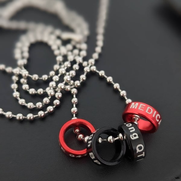 Medical Id Necklace - Etsy