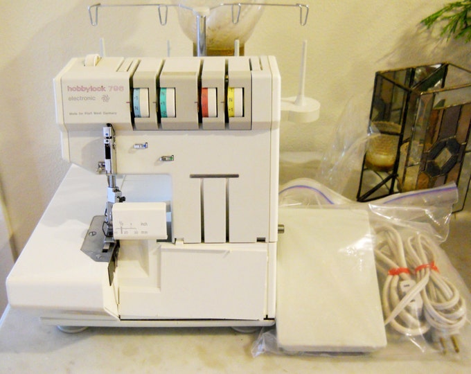 Vintage Sewing Machine Pfaff Overlock Serger Hobbylock 796 Working ...