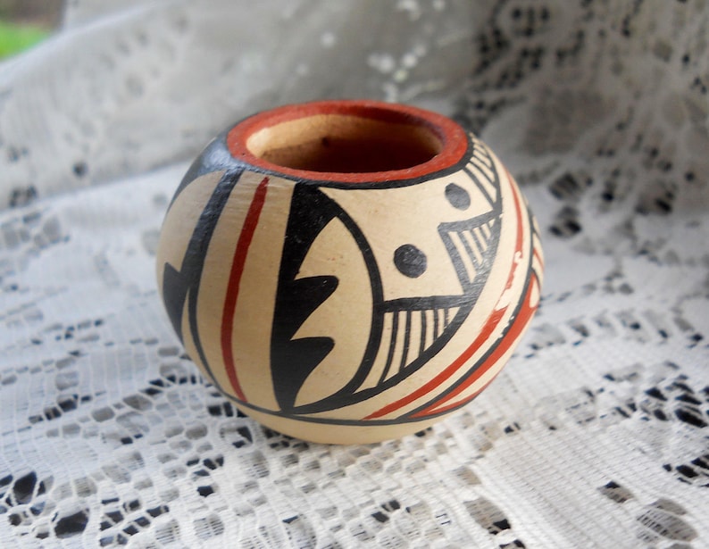 Rustic Primitive Pottery Farmhouse Seed Pot Pottery Antique ...