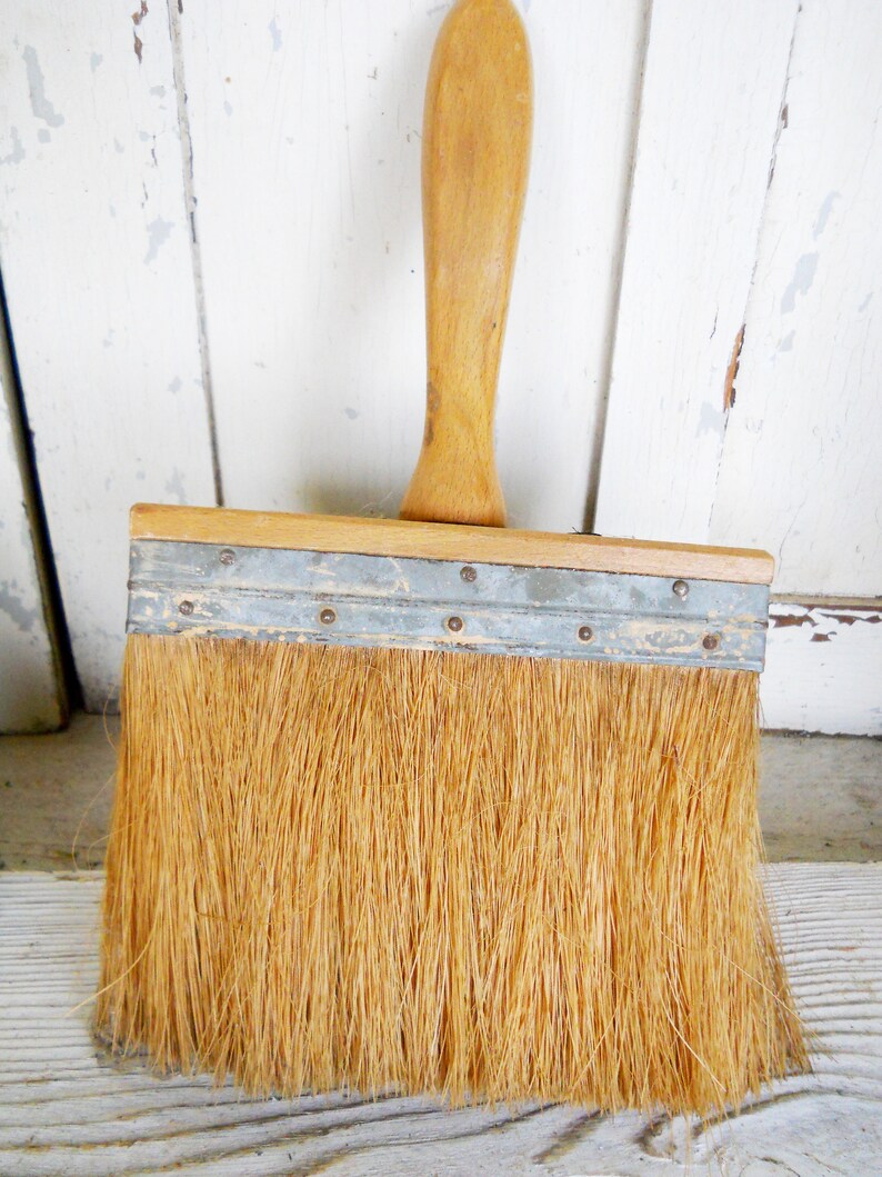 Primitive Broom Rustic Wooden Wallpaper Bristle Whisk Brush Galvanized ...
