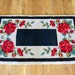 Antique Country French Farmhouse 1920s Wool Hand Hooked Red Roses ...