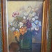 Antique Old World Original Flowers Floral Oil Painting Original Wood ...