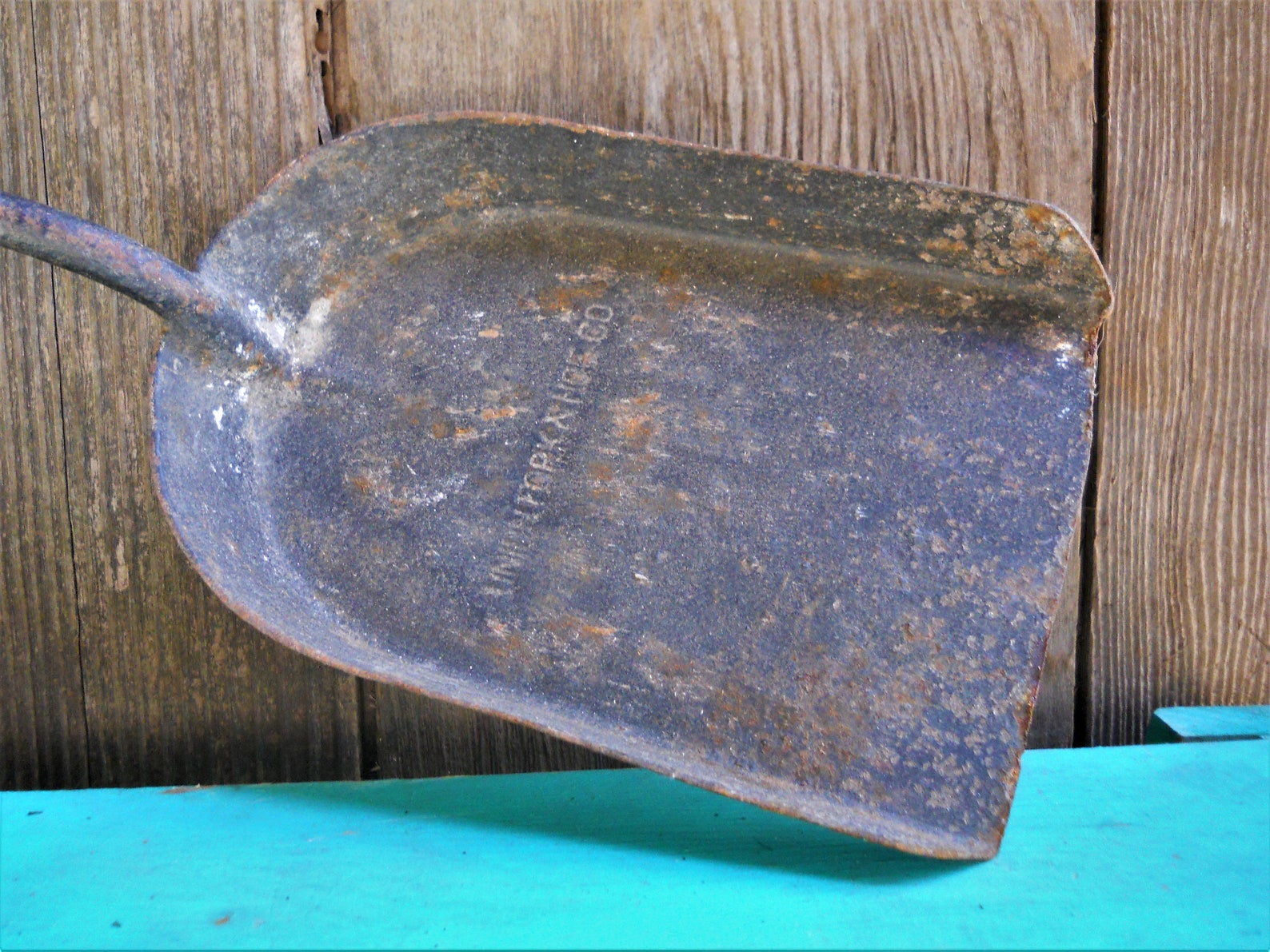 Signed Iron Tool 1900s Union Fork & Hoe Co Steel Coal Hod Scuttle ...