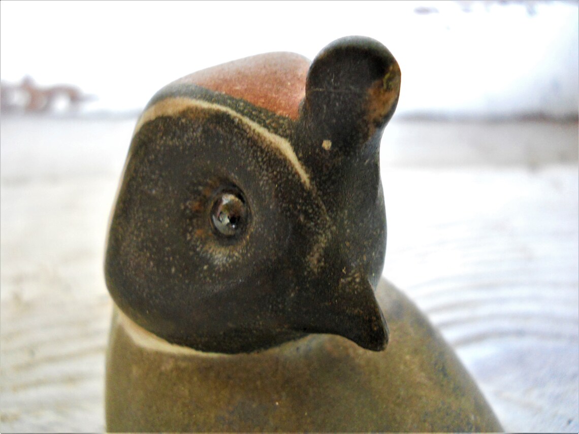 RARE Michael Fromme Studio Art Pottery Quail Bird Figurine Statuary ...