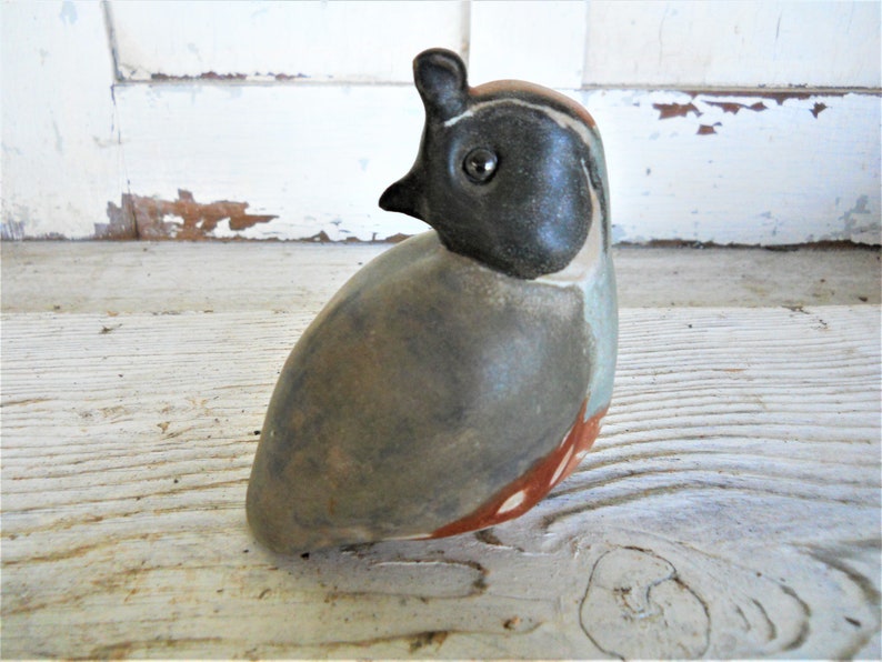 RARE Michael Fromme Studio Art Pottery Quail Bird Figurine Statuary ...
