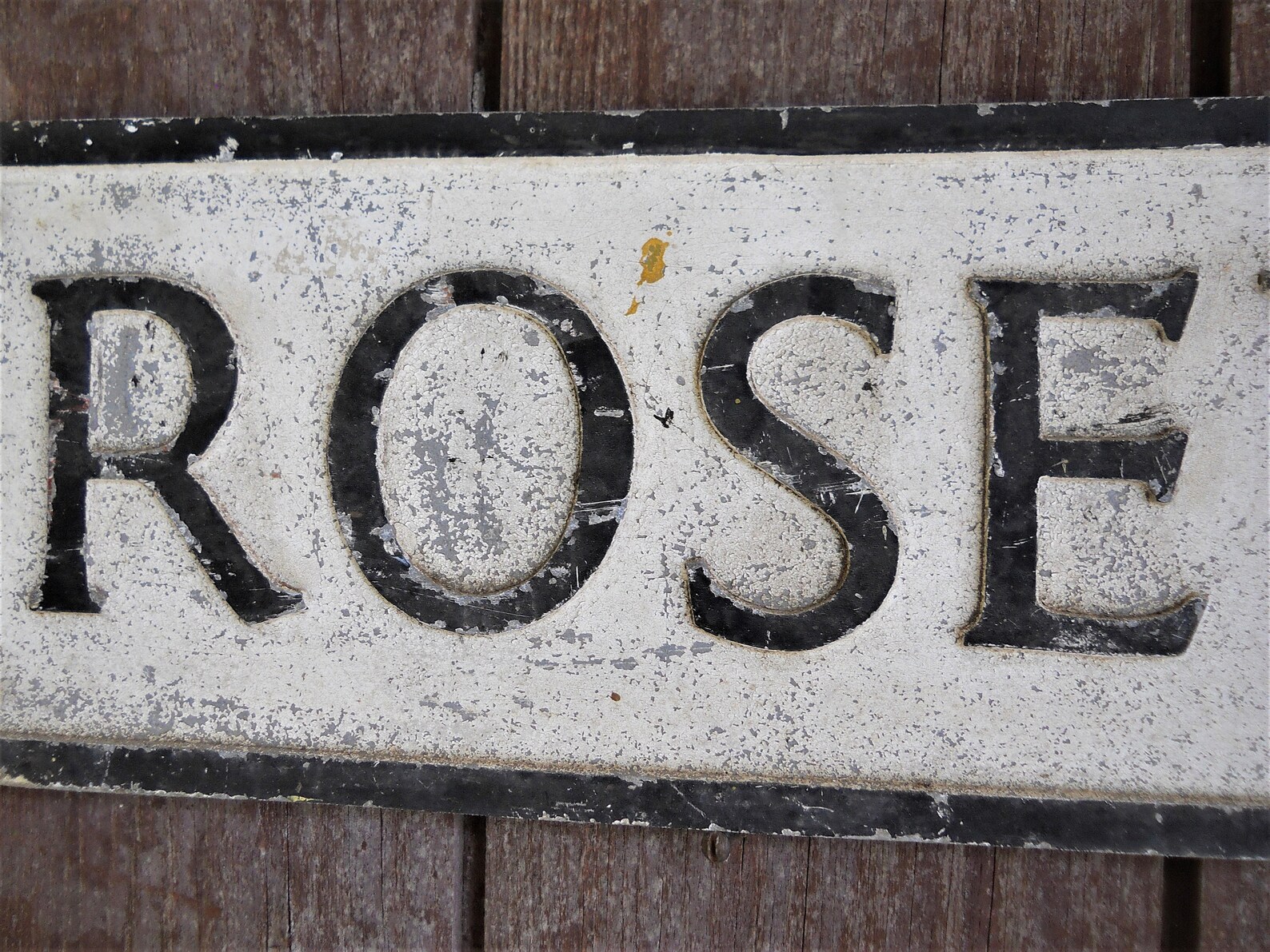Rare Beautiful Antique British Rosewood Close Road Street Sign - Etsy