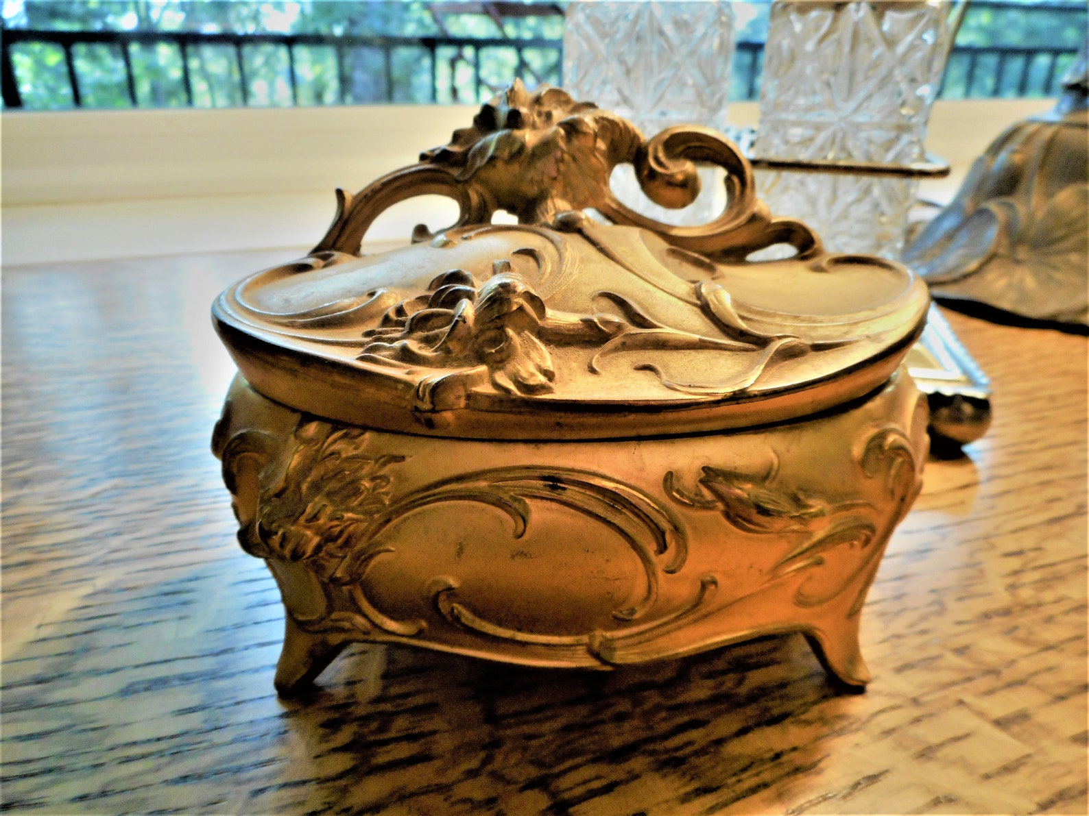 Antique W. B. Mfg Co. 1920s Art Nouveau Victorian Gold Plated - Etsy