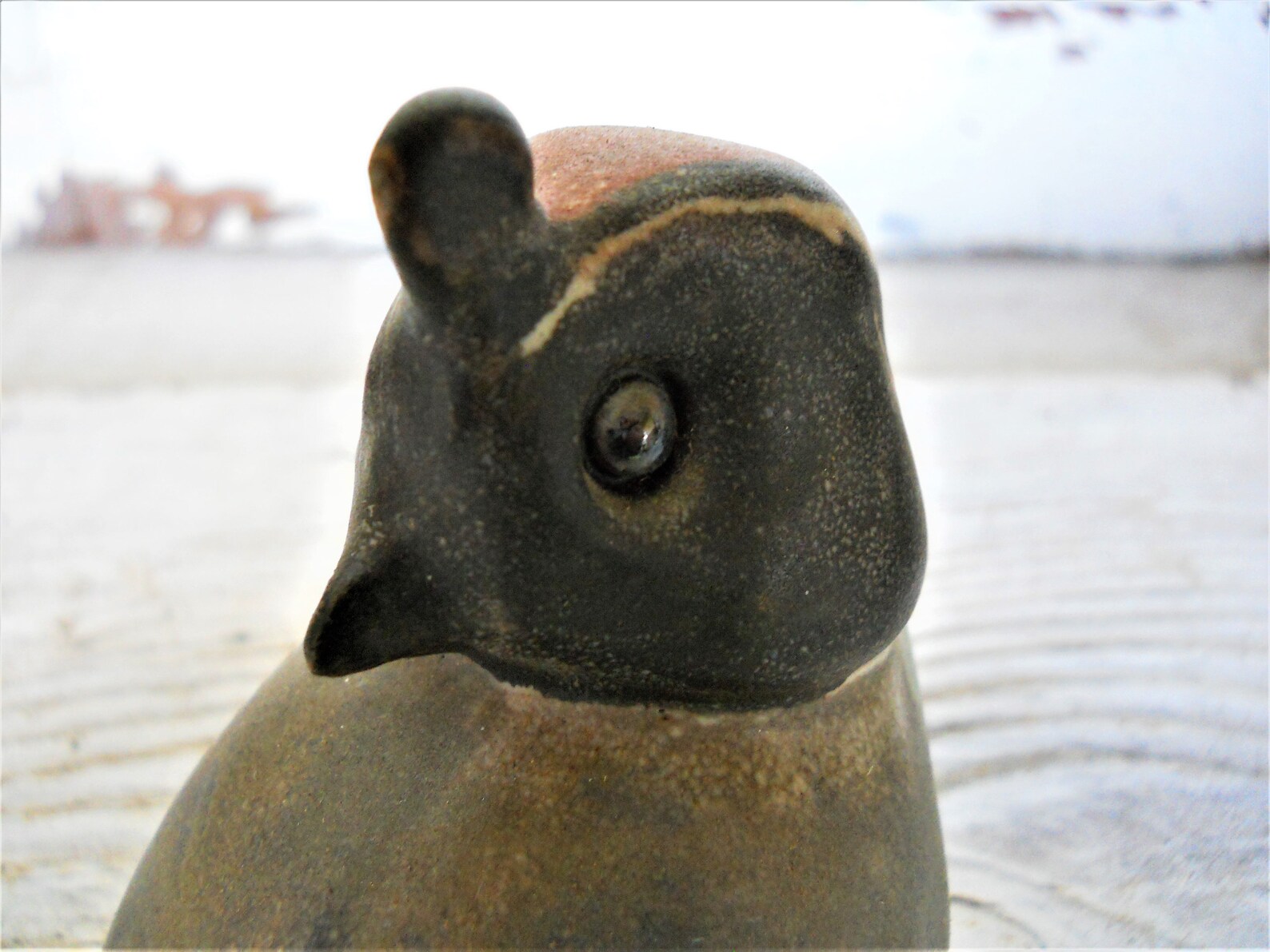 RARE Michael Fromme Studio Art Pottery Quail Bird Figurine Statuary ...